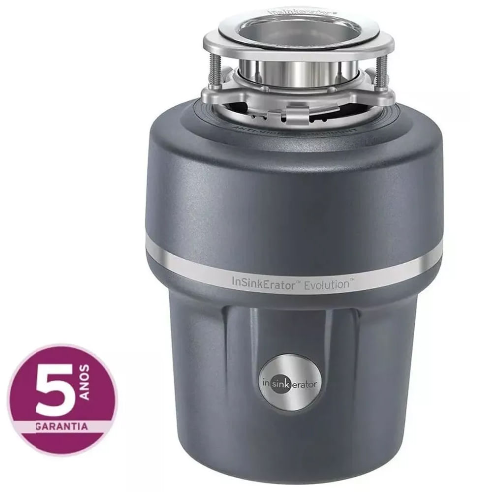 Triturador De Alimentos e Resíduos Insinkerator Evolution 100 0,75Hp ...