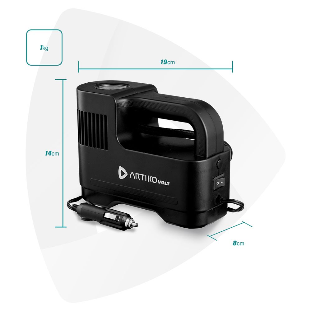 Compressor de Ar Automotivo Elétrico Portátil Carro Artiko Volt ...